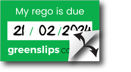 Registration and CTP Reminder Sticker - greenslips.com.au