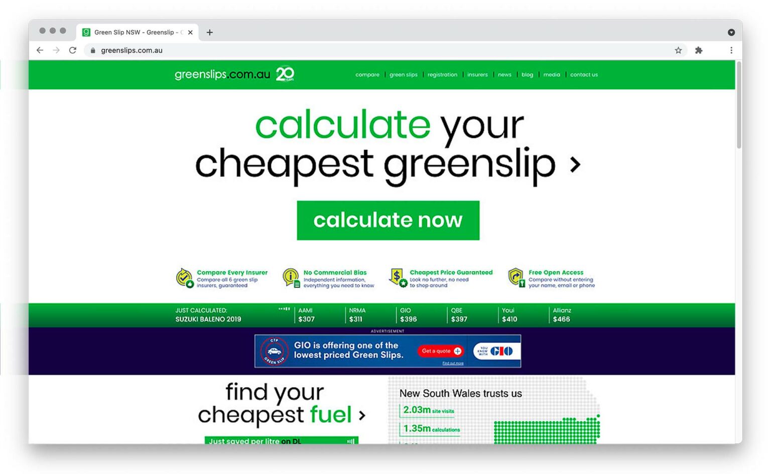 Trusted for over 20 years - How greenslips change - greenslips.com.au